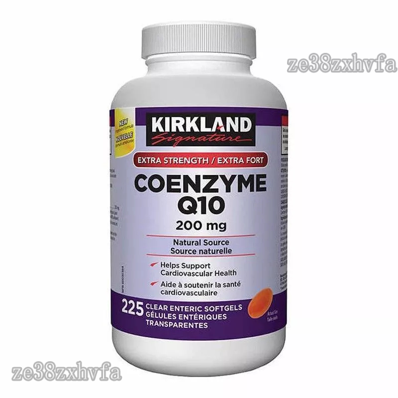 EXP:10/2025 Kirkland COQ10 Coenzyme Q10 200 mg 225 Clear Enteric ...