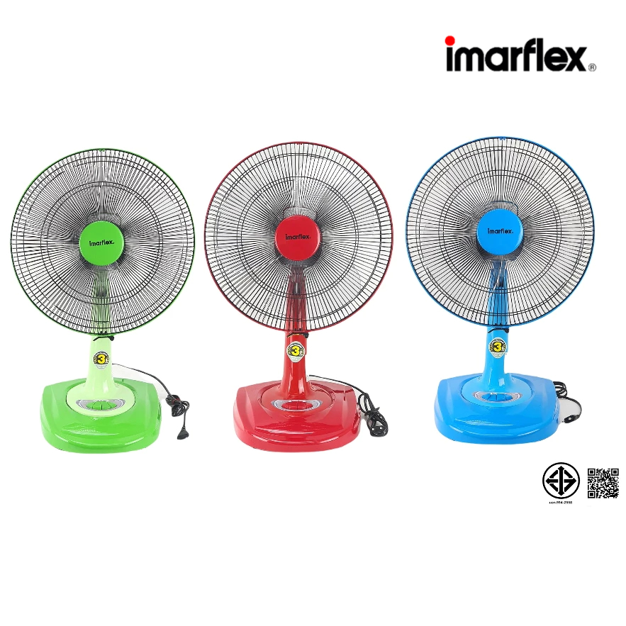 IMARFLEX_1 พัดลม ตั้งโต๊ะ 16 นิ้ว IF-966 | Shopee Thailand