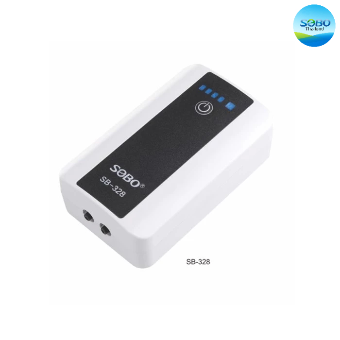 SOBO SB-328 ปั๊มลมสำรองไฟ AC/DC สำหรับตู้ปลาแบบพกพา | Shopee Thailand