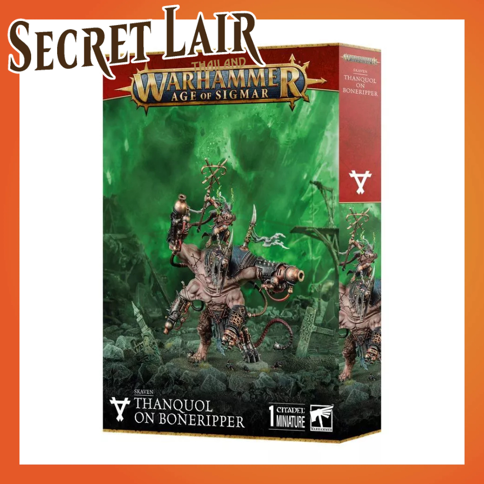 WARHAMMER AGE OF SIGMAR : SKAVEN THANQUOL ON BONERIPPER [SECRETLAIR ...