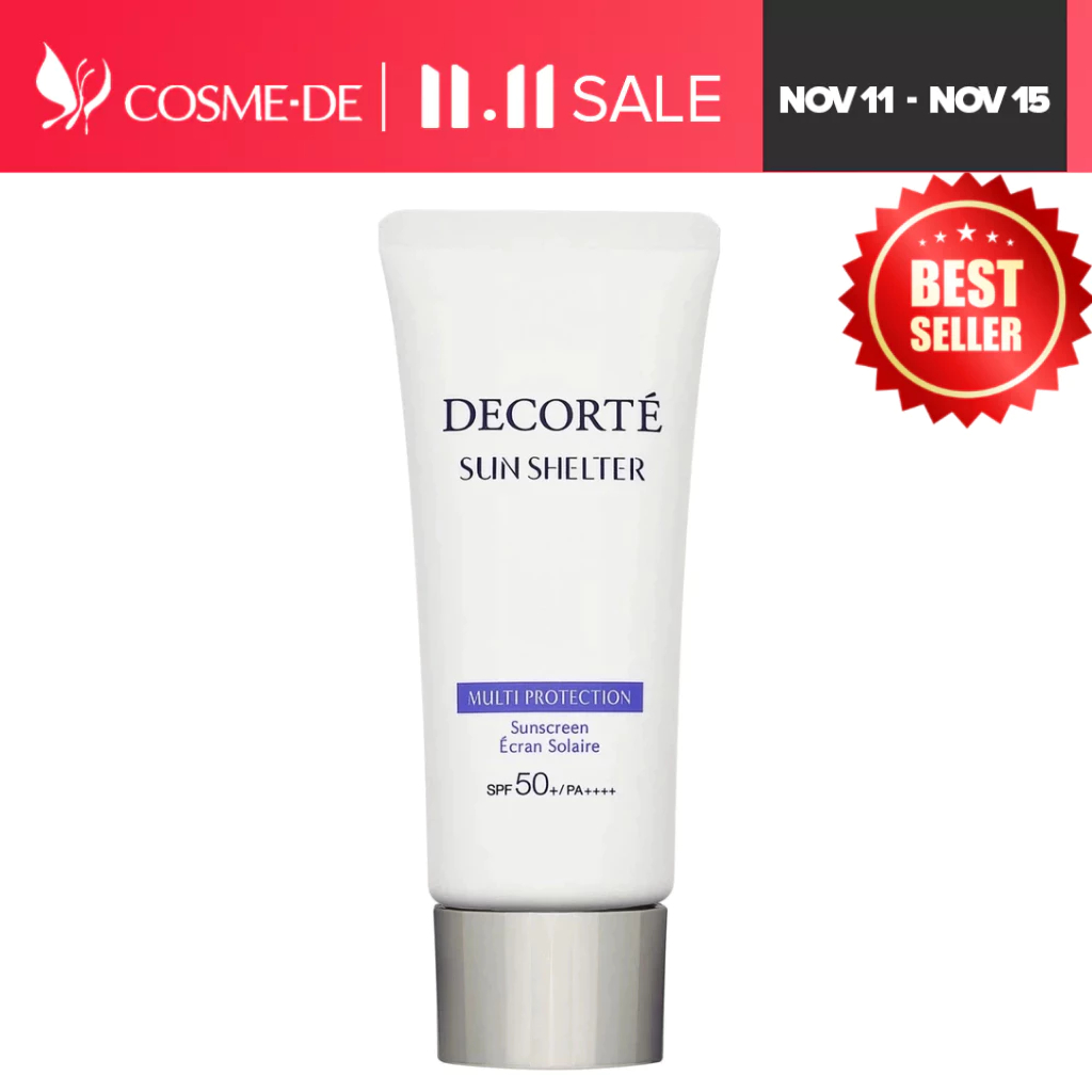 COSME DECORTE Sun Shelter Multi Protection Sunscreen SPF50+ / PA++++ 2.1oz, 60ml | Shopee Thailand