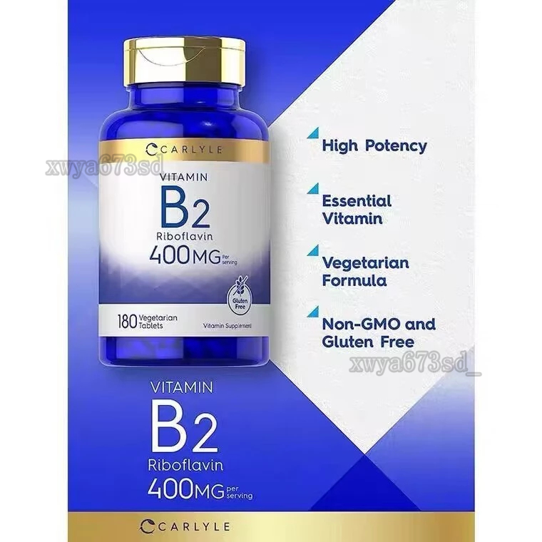 Carlyle B2 Vitab2 วิตามิน 400MG เม็ด 180 เม็ด ดูดซึมได้ง่าย B2-Global ...