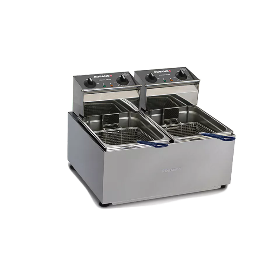 ROBAND COUNTER TOP FRYER เตาทอดไฟฟ้าแบบตั้งโต๊ะ 2x8 ลิตร ROB1-F28 ...