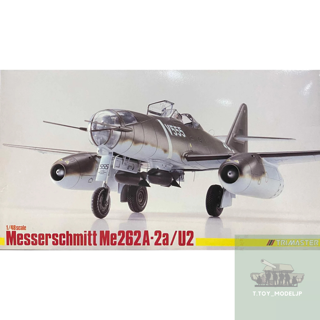 Trimaster 1/48 Messerschmitt Me 262 A-2a/U2 โมเดลเครื่องบินรบ ...