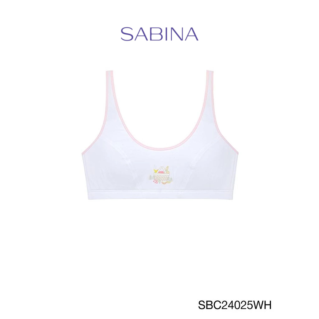 Sabina Kids Step 2 เสื้อชั้นใน ไร้โครง รหัส SBC24025WH - สีขาว | Shopee ...