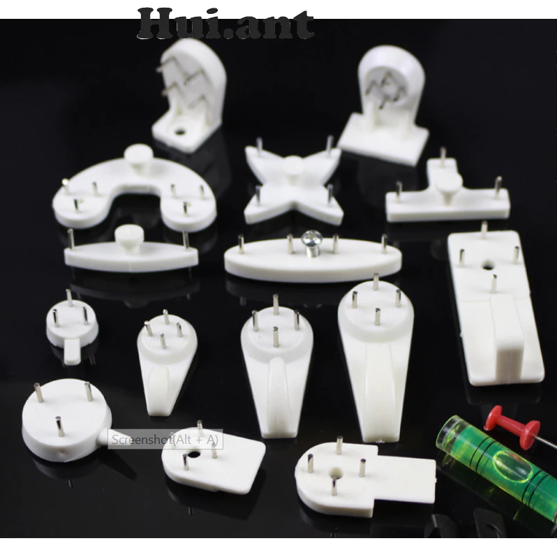 🏡HUI🏡พร้อมส่ง ตะปูแขวนรูปภาพ ตะปูไร้รอยต่อ ตะปูติดผนัง ตะปูผนังปูน(แพ็ค ...