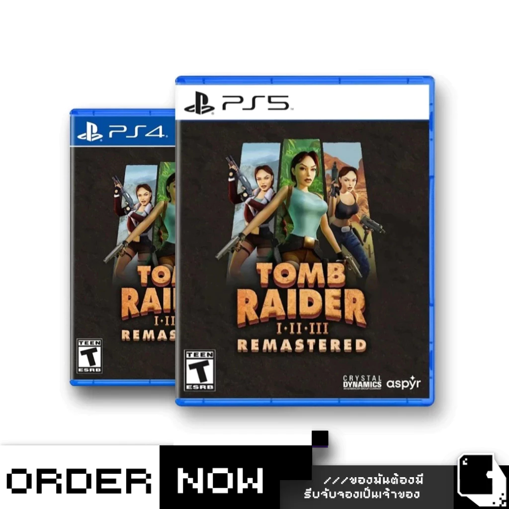 PlayStation™ PS4 / PS5 Tomb Raider I-III Remastered Starring Lara Croft (By ClaSsIC GaME ...