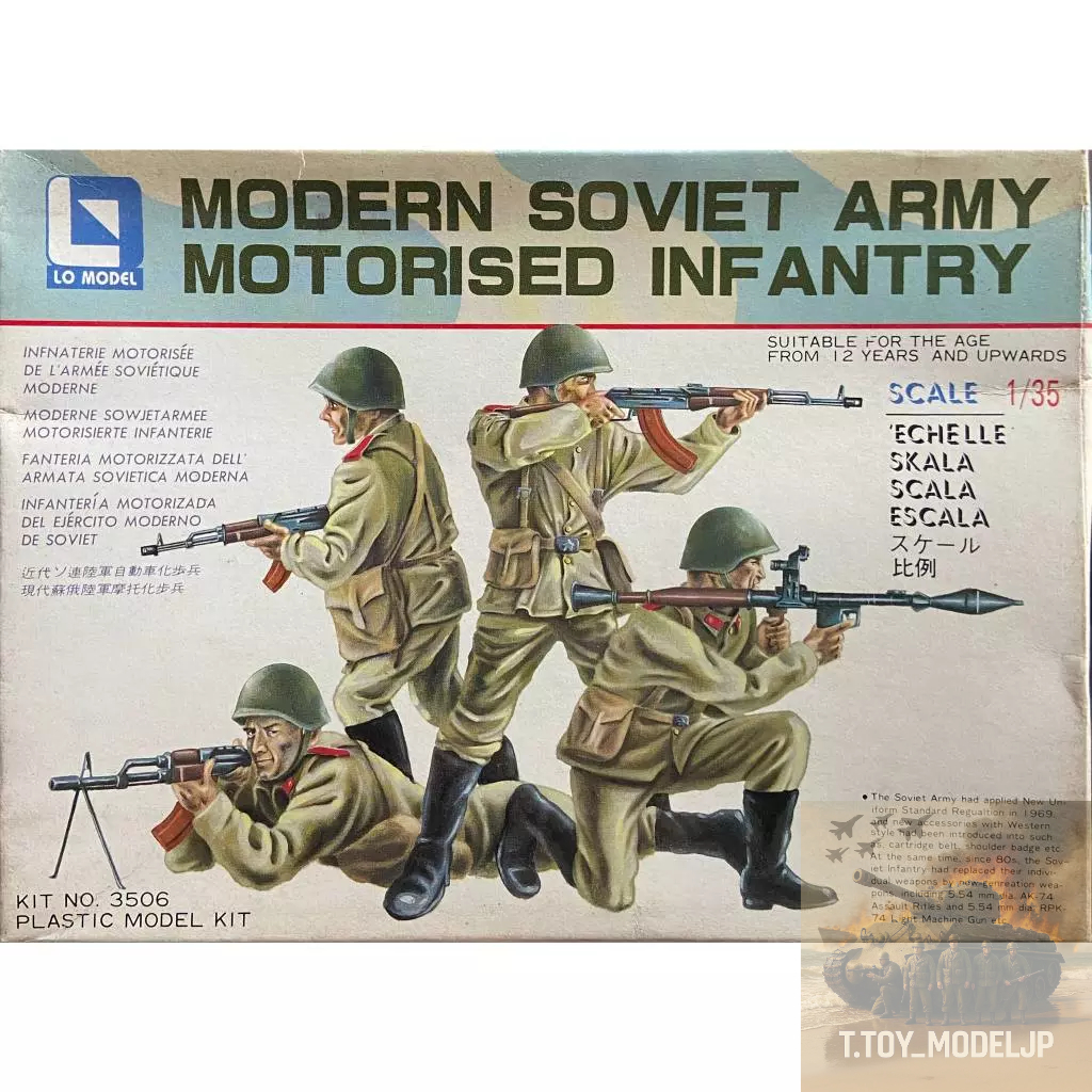Lo Model 1/35 Modern Soviet Army Motorised Infantry โมเดลทหาร ทหาร ...