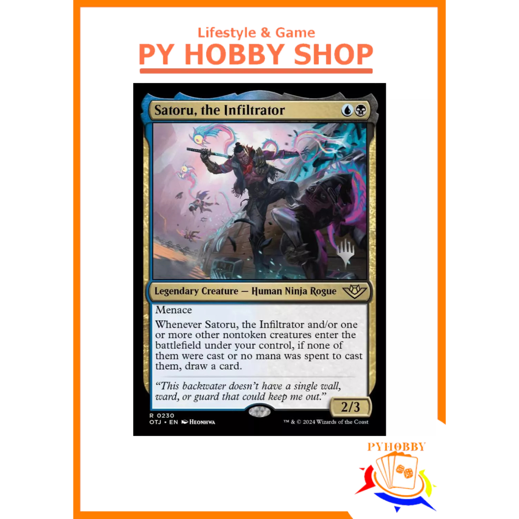 [MTG] Promo Pack: Satoru, the Infiltrator (Promo Pack) | Shopee Thailand