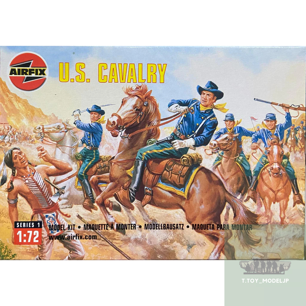 Airfix 1/72 U.S. Cavalry โมเดลทหารม้า โมเดลสงคราม โมเดลประกอบ | Shopee Thailand