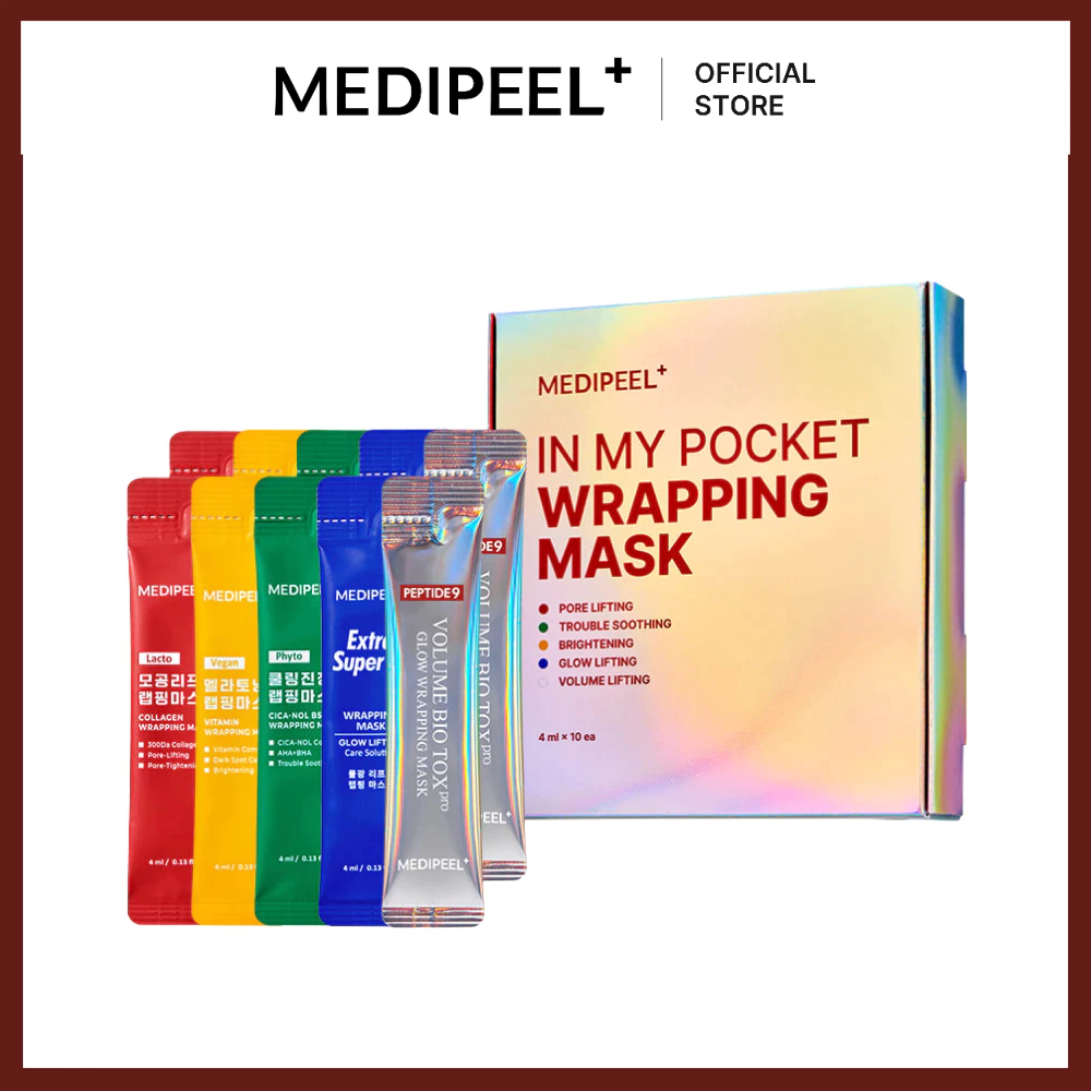 MEDIPEEL In My Pocket Wrapping Mask Set (4ml*10ea) | Shopee Thailand