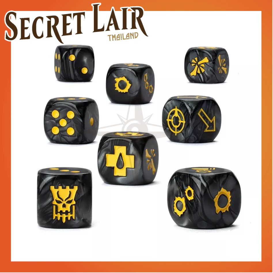 NECROMUNDA : BASTIONS OF LAW GANG DICE SET (limited) [SECRETLAIR ...