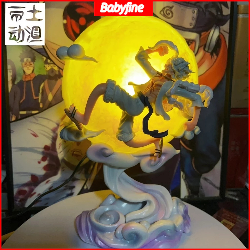 【24H COD】Luminous 28 ซม.One Piece Gear 5 Luffy Sun God Nika อะนิเมะรูป ...