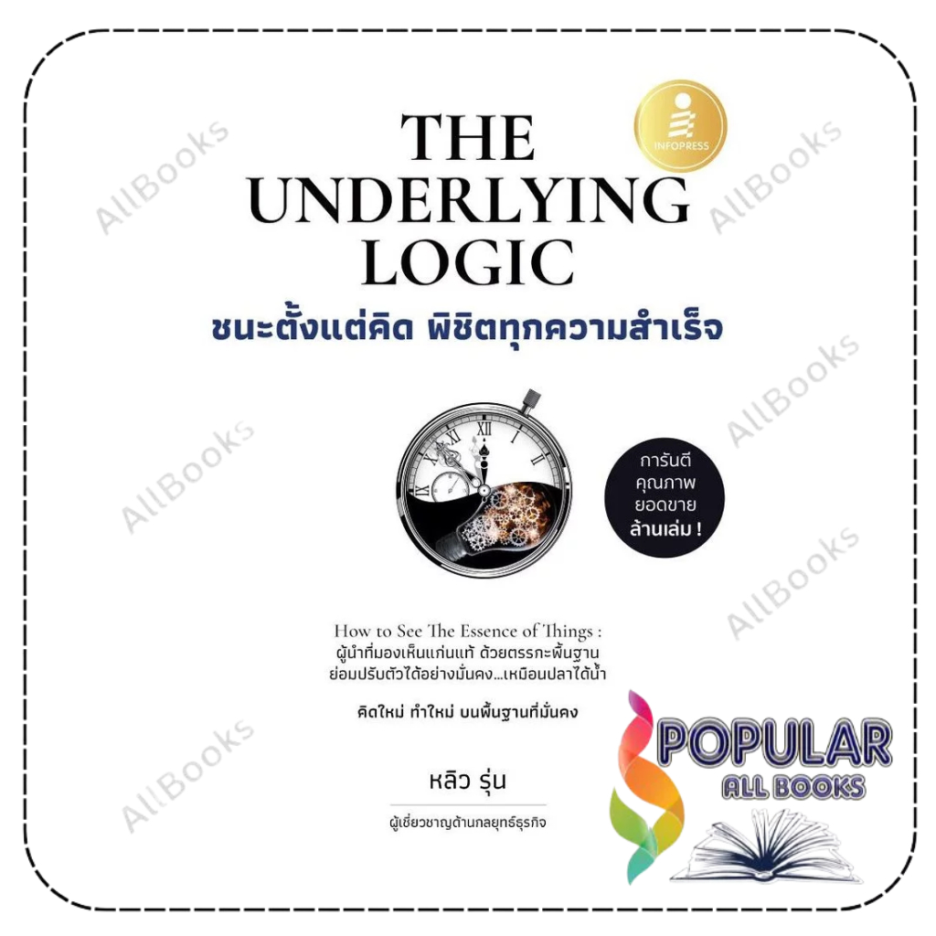 หนังสือ The Underlying Logic : ชนะตั้งแต่คิด พิชิตทุกความสำเร็จ , หลิว ...