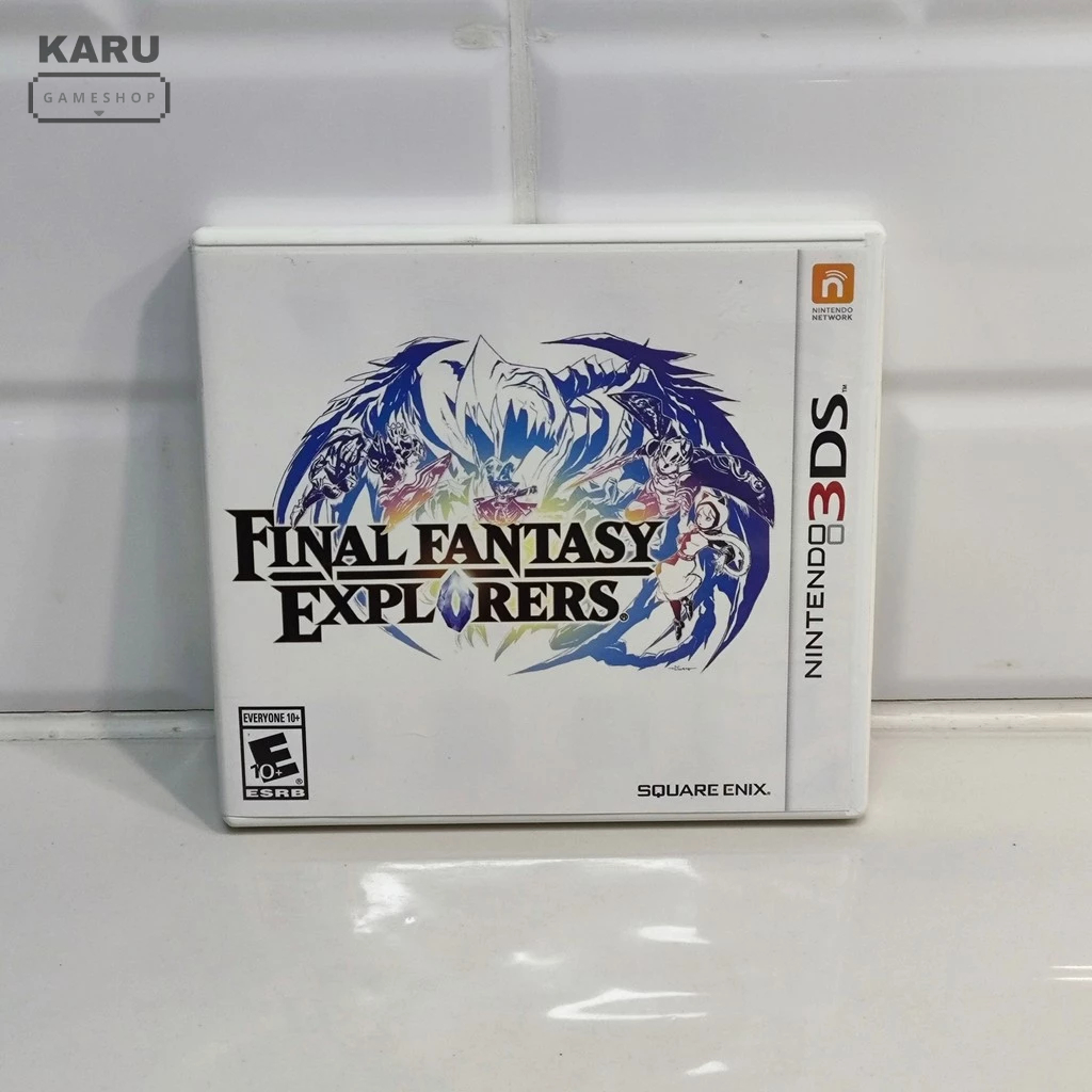 [พร้อมส่ง] มือ 2 แผ่นเกม Nintendo 3DS : Final Fantasy Explorers ปก ...