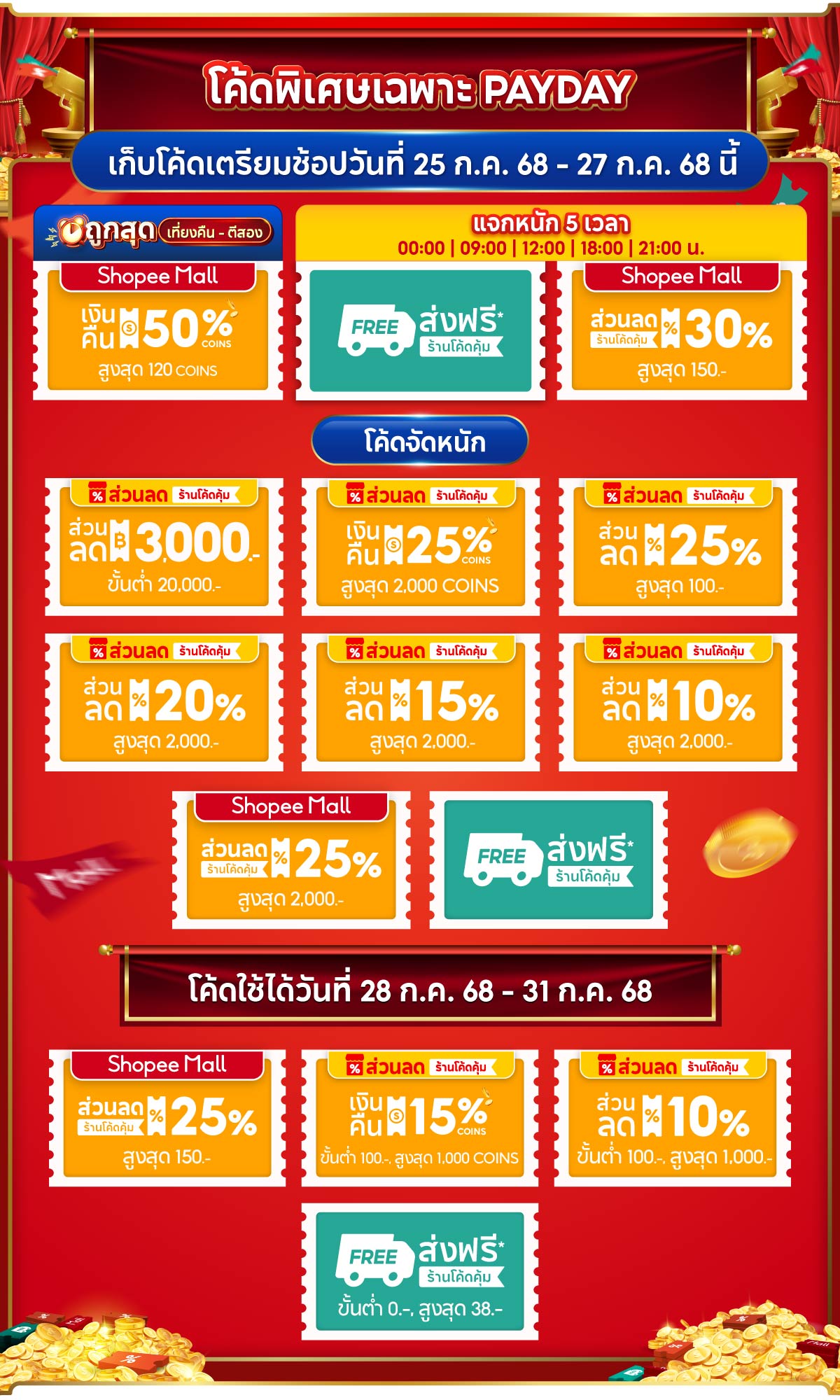 Shopee Payday Sale วันนี้! ร้อน ๆ แบบนี้ต้องช้อปแก้เครียด