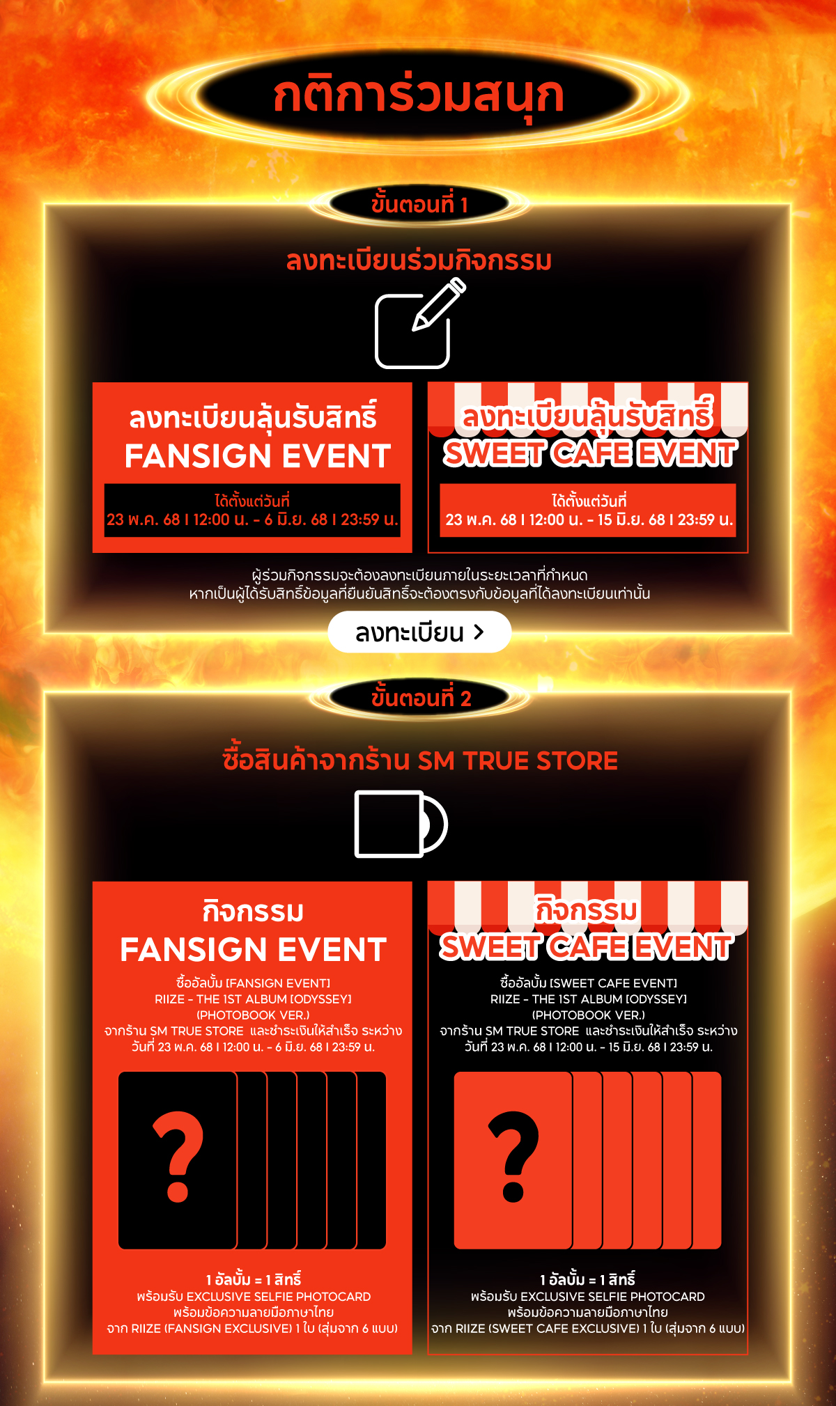 SHOPEE X RIIZE 'ODYSSEY' SWEET CAFE & FANSIGN EVENT