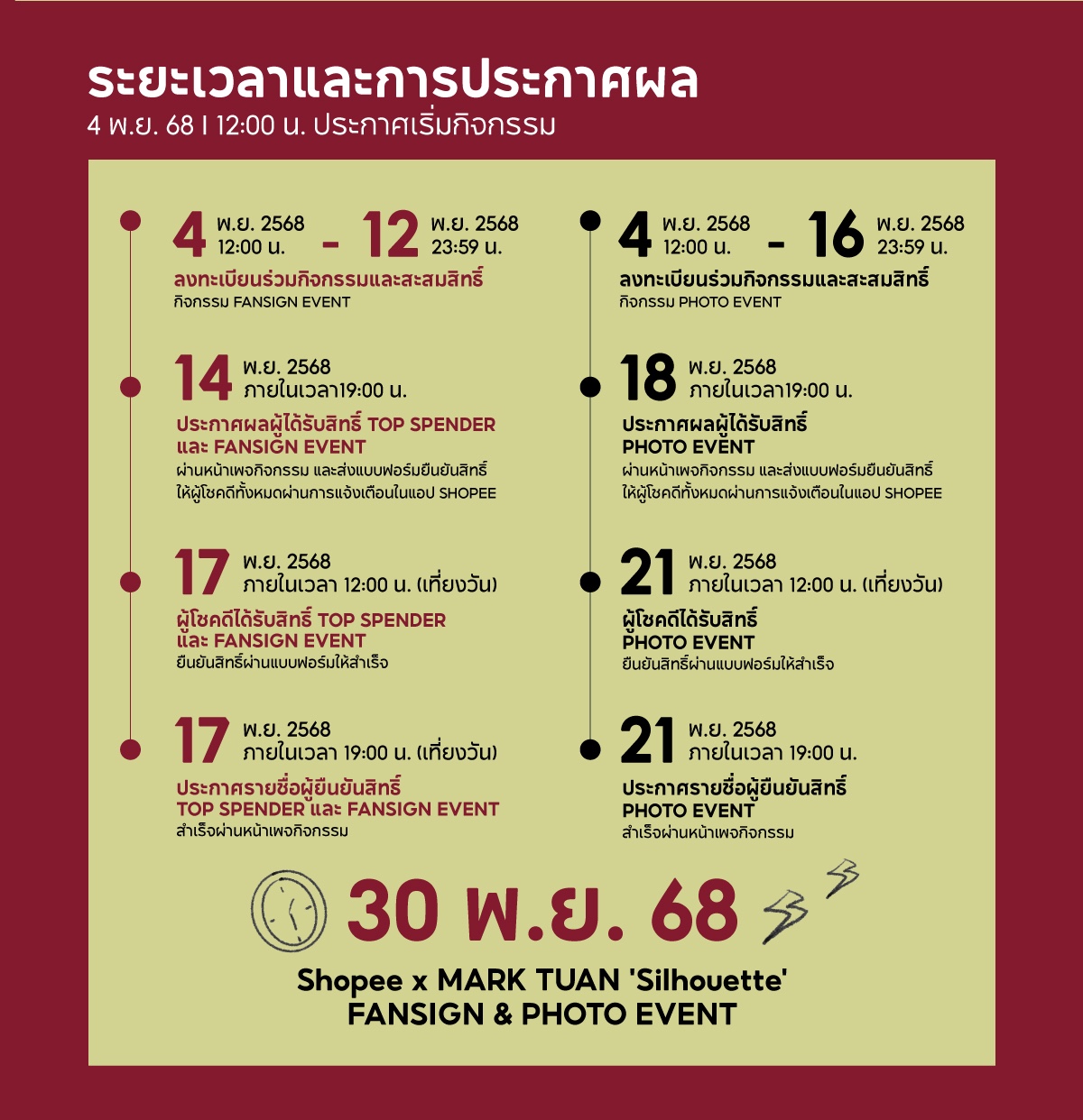 Shopee x MARK TUAN 'Silhouette' FANSIGN & PHOTO EVENT
