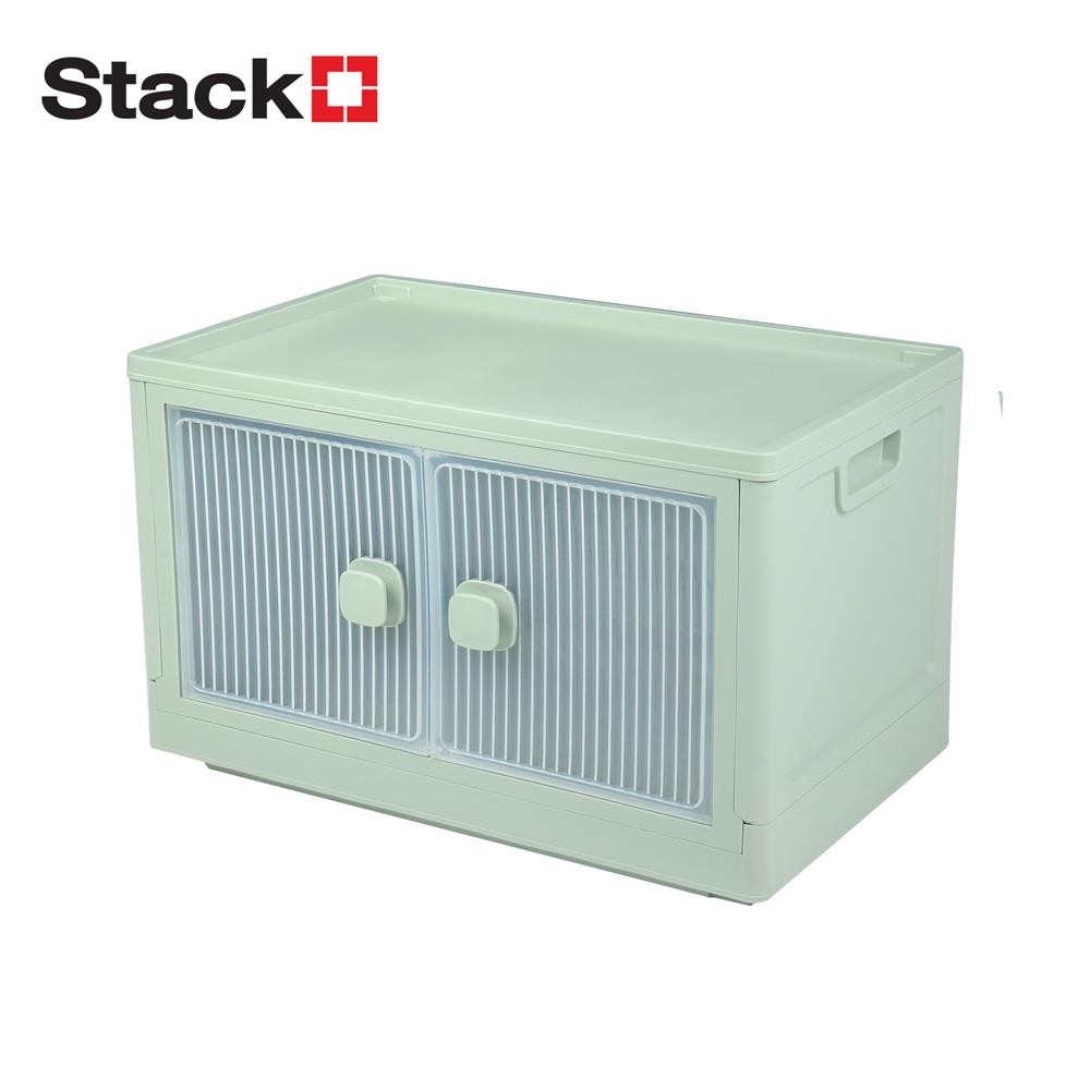 HomePro กล่องเก็บของบานเปิด VIVE 58.7x35.5x36 ซม. สีเขียว แบรนด์ STACKO ...