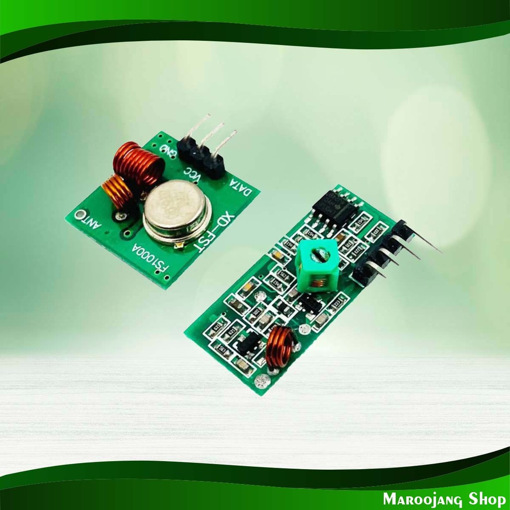 โมดูล รับ-ส่ง สัญญาณวิทยุ 433 Mhz Rf Receive And Transmission Board Avr Pic Module | Shopee Thailand