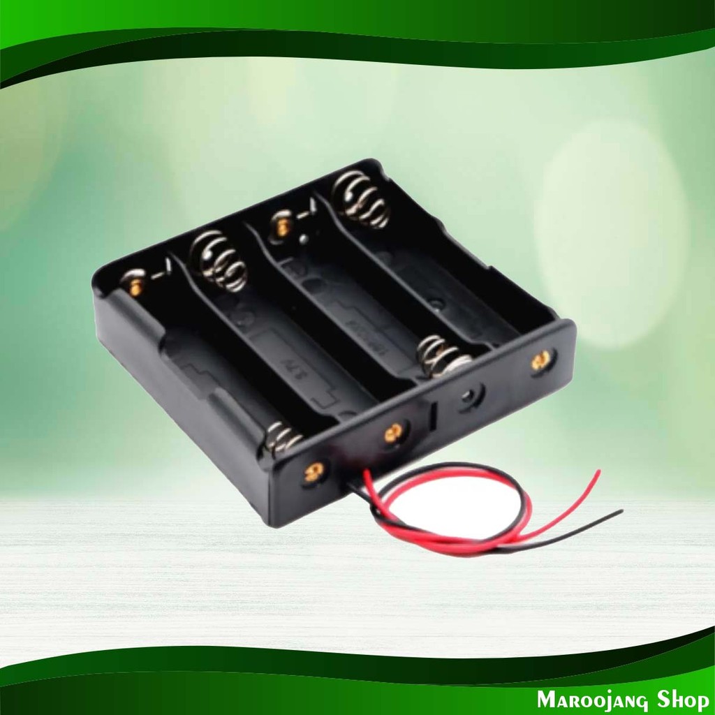 รางถ่าน 18650 4 ช่อง Case Li-Ion Battery Holder Storage 4S | Shopee ...