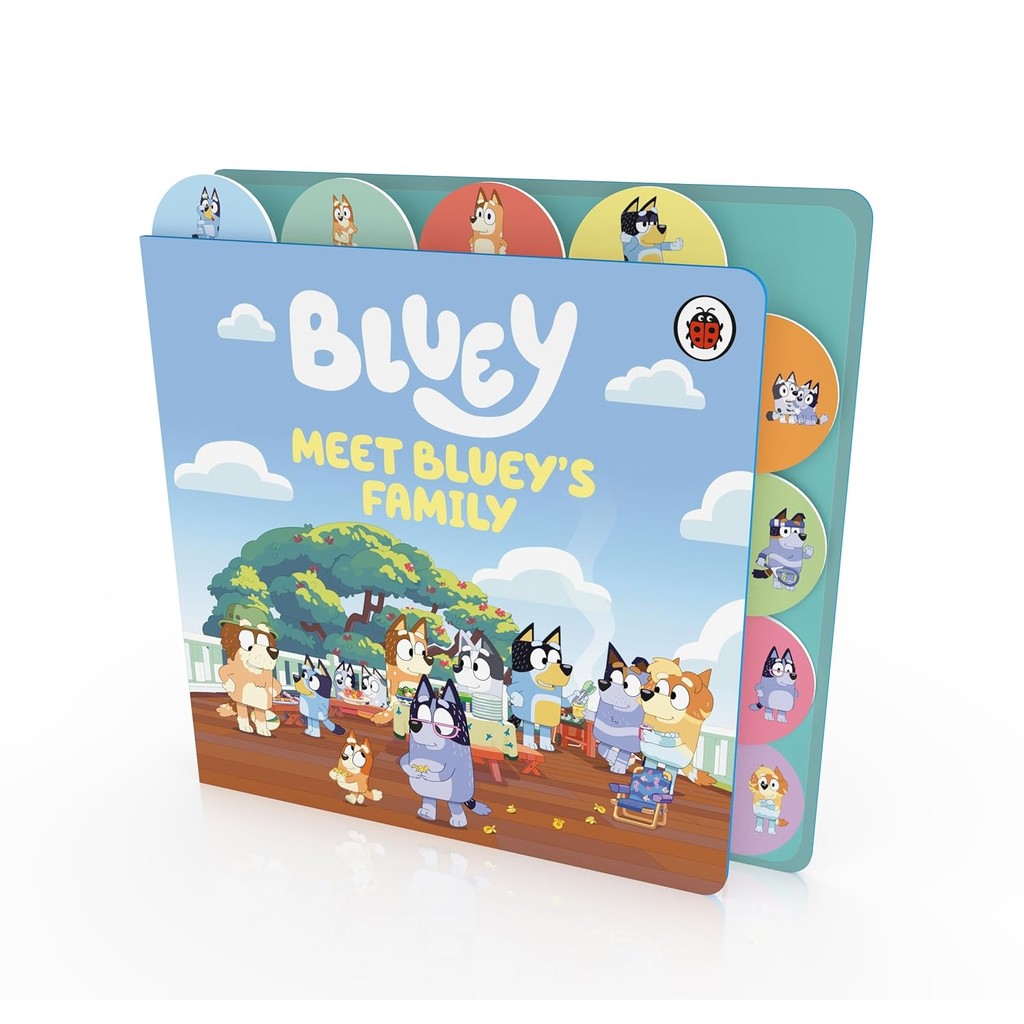Asia Books หนังสือภาษาอังกฤษ BLUEY: MEET BLUEY'S FAMILY: TABBED BOARD ...