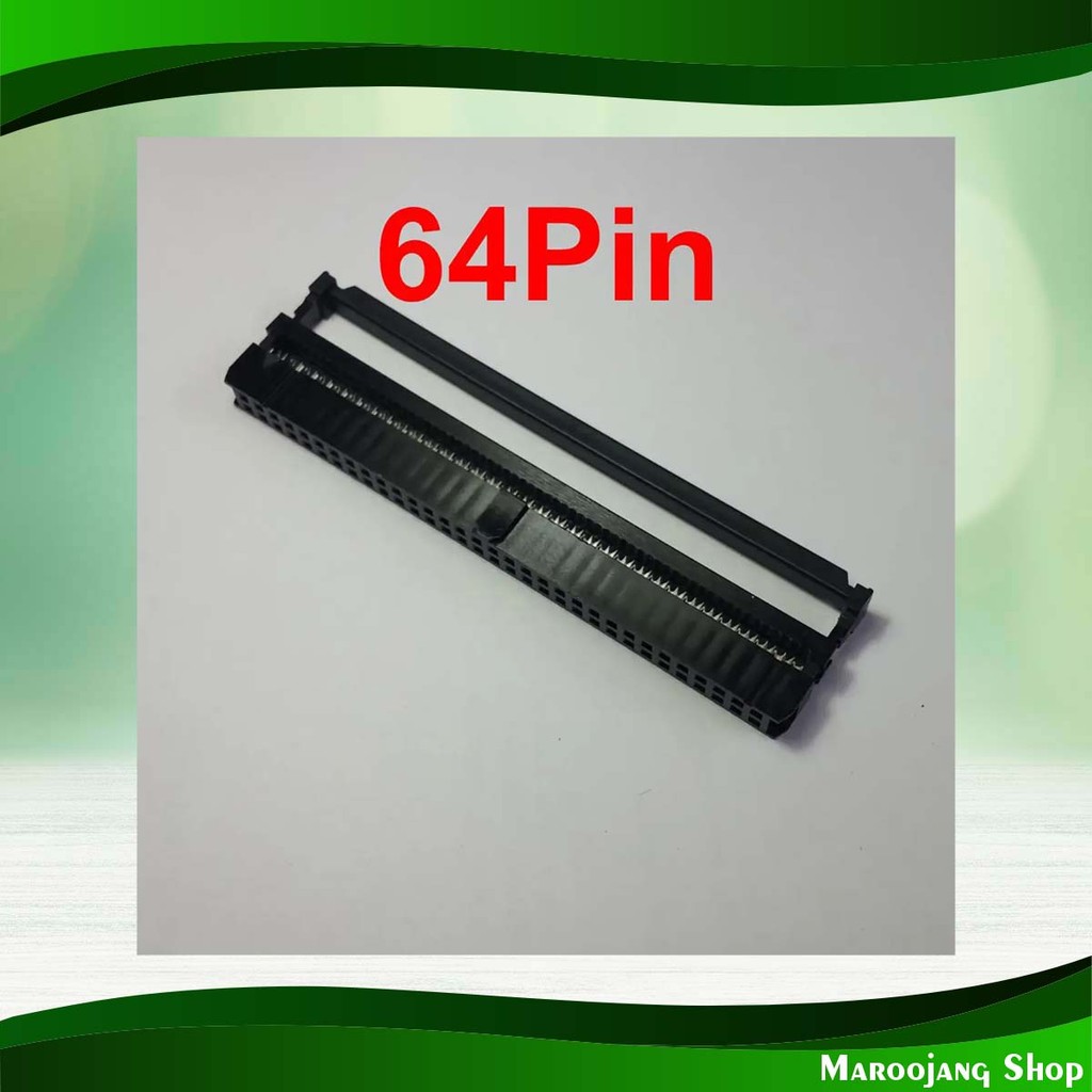 หัวย้ำสายแพ 64P ตัวเมีย ระยะ Pitch 2.54 mm Crimp Cable Female | Shopee ...