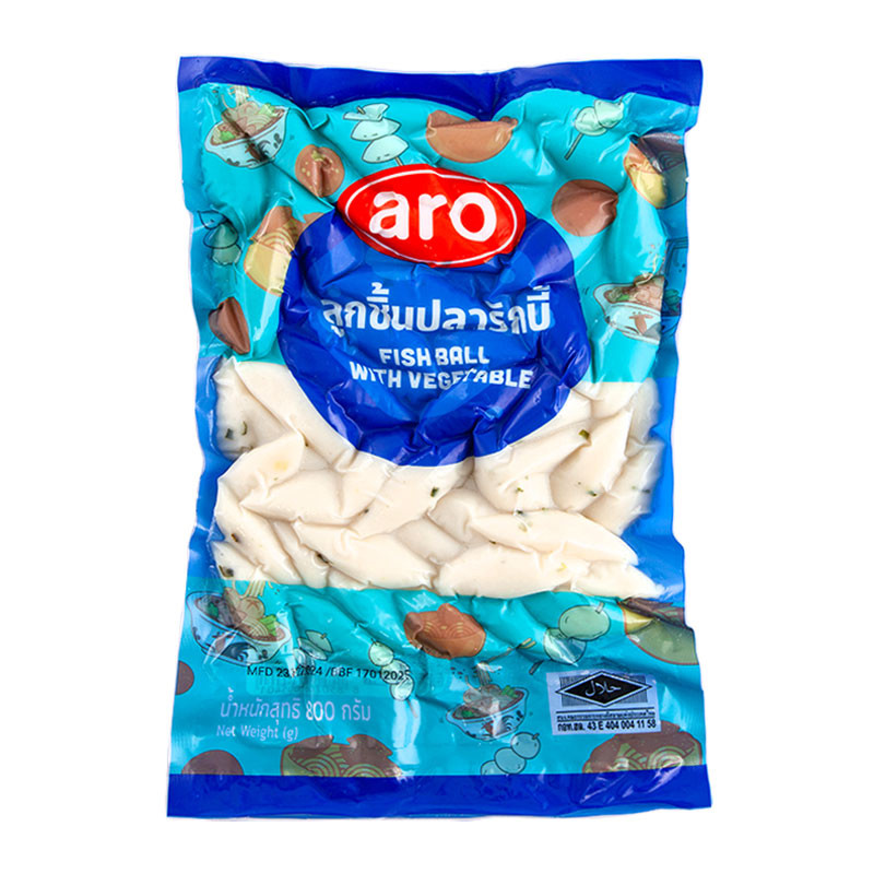 เอโร่ ลูกชิ้นปลารักบี้ 800 ก. (ARO Rugby Fish Ball 800 g) | Shopee Thailand
