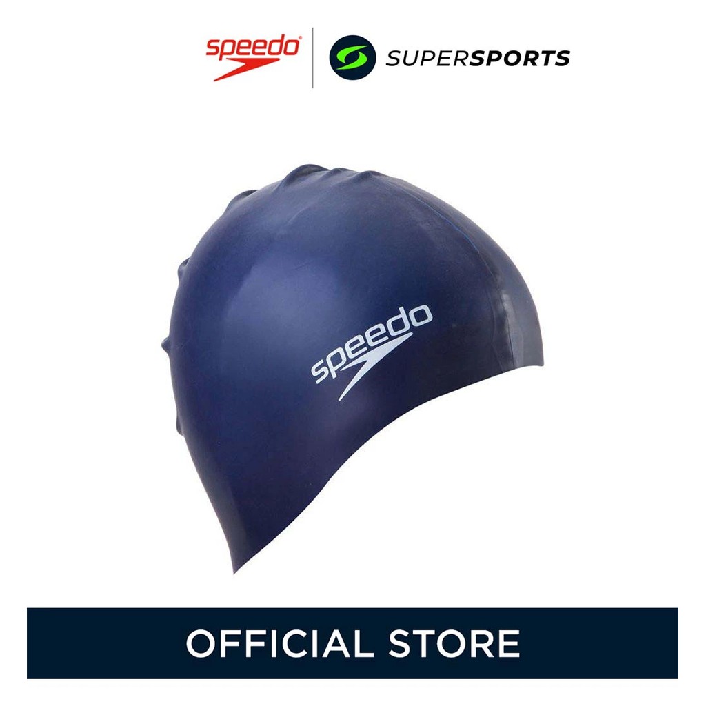 SPEEDO Plain Flat Silicone หมวกว่ายน้ำผู้ใหญ่ | Shopee Thailand