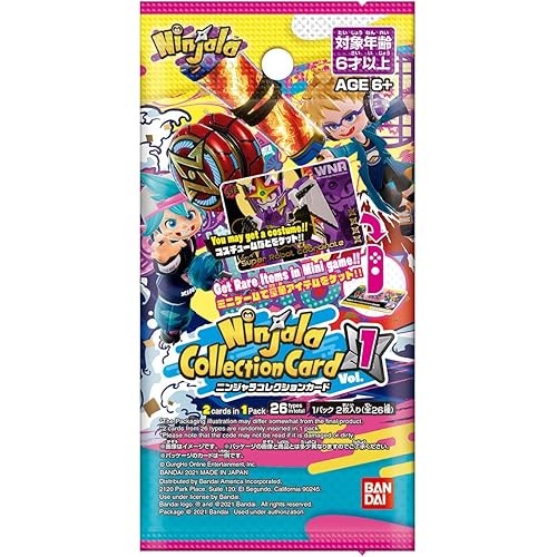 BANDAI Ninjala Collection Card Vol.1 BOX | Shopee Thailand