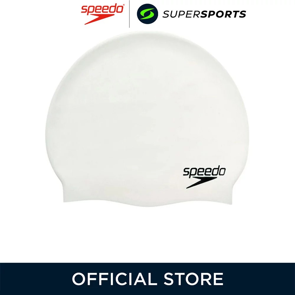 SPEEDO Plain Flat Silicone หมวกว่ายน้ำผู้ใหญ่ | Shopee Thailand