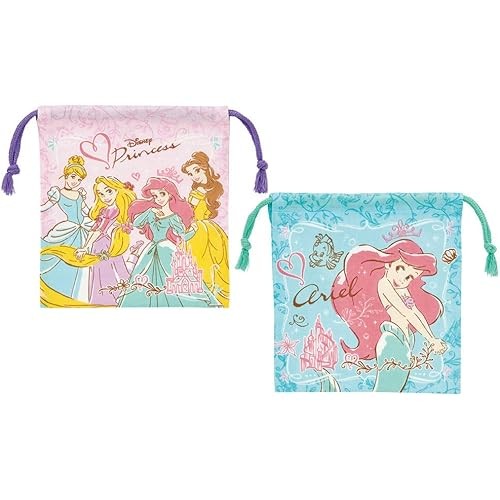 Skater Drawstring Bag With Gusset Princess Disney Made In Japan ชุด 2 ...