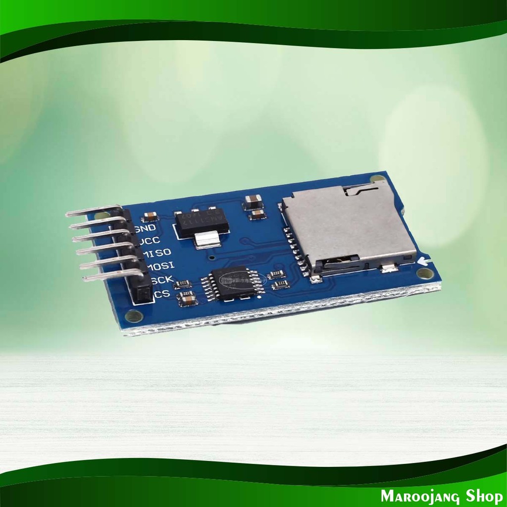 โมดูลบันทึกข้อมูล Micro SD Card Module Spi Read Write Sd Card | Shopee ...