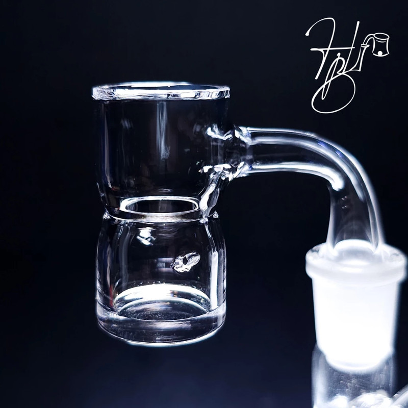 Auto Spinner Quartz Banger แจกันควอตซ์ Full Weld Beveled Edge FQB23 ...