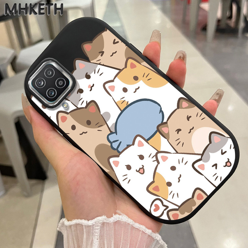 MHKETH เคสสำหรับ Samsung Galaxy A12 4G A12 5G A22 4G M12 F12 เคสป้องกัน ...
