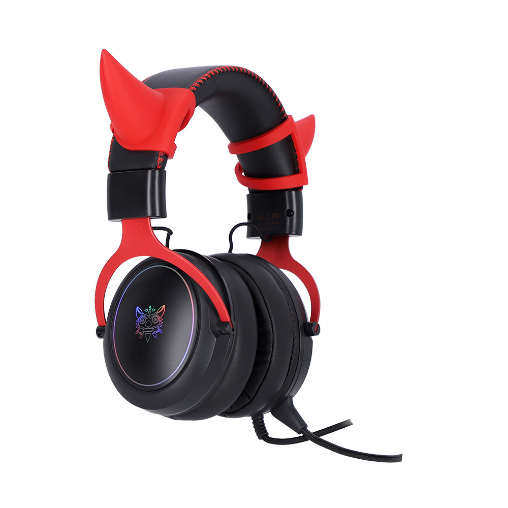 เฮดเซ็ท HEADSET (หูฟัง) ONIKUMA X10 RGB DEVIL EDITION [AUX3.5] (BLACK ...