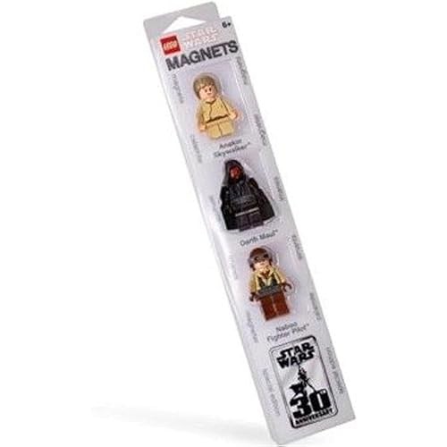 LEGO Star Wars Magnet Set: Darth Maul, Anakin and Naboo Fighter Pilot ...