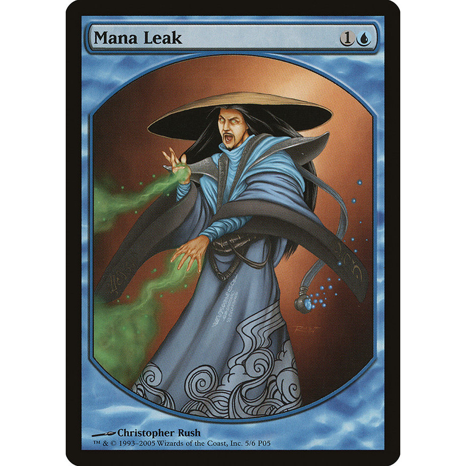 Mana Leak [Textless] Magic Player Rewards 2005 การ์ด Magic the ...