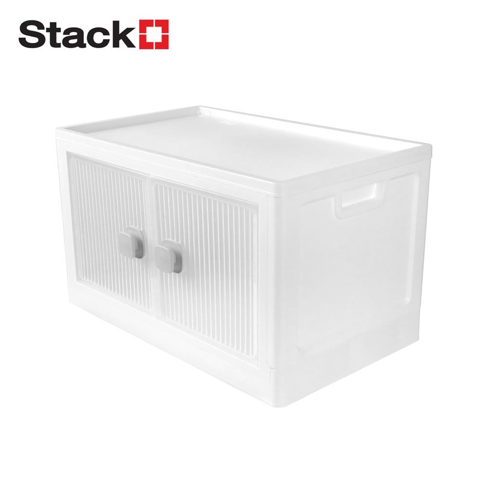 HomePro กล่องเก็บของบานเปิด VIVE 58.7x35.5x36 ซม. สีขาว แบรนด์ STACKO ...