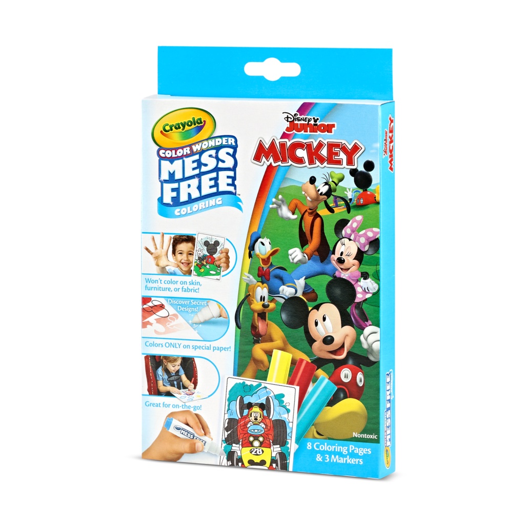 Crayola Mess Free Color Wonder Mickey Coloring Page Mini เครโยล่า ชุด ...