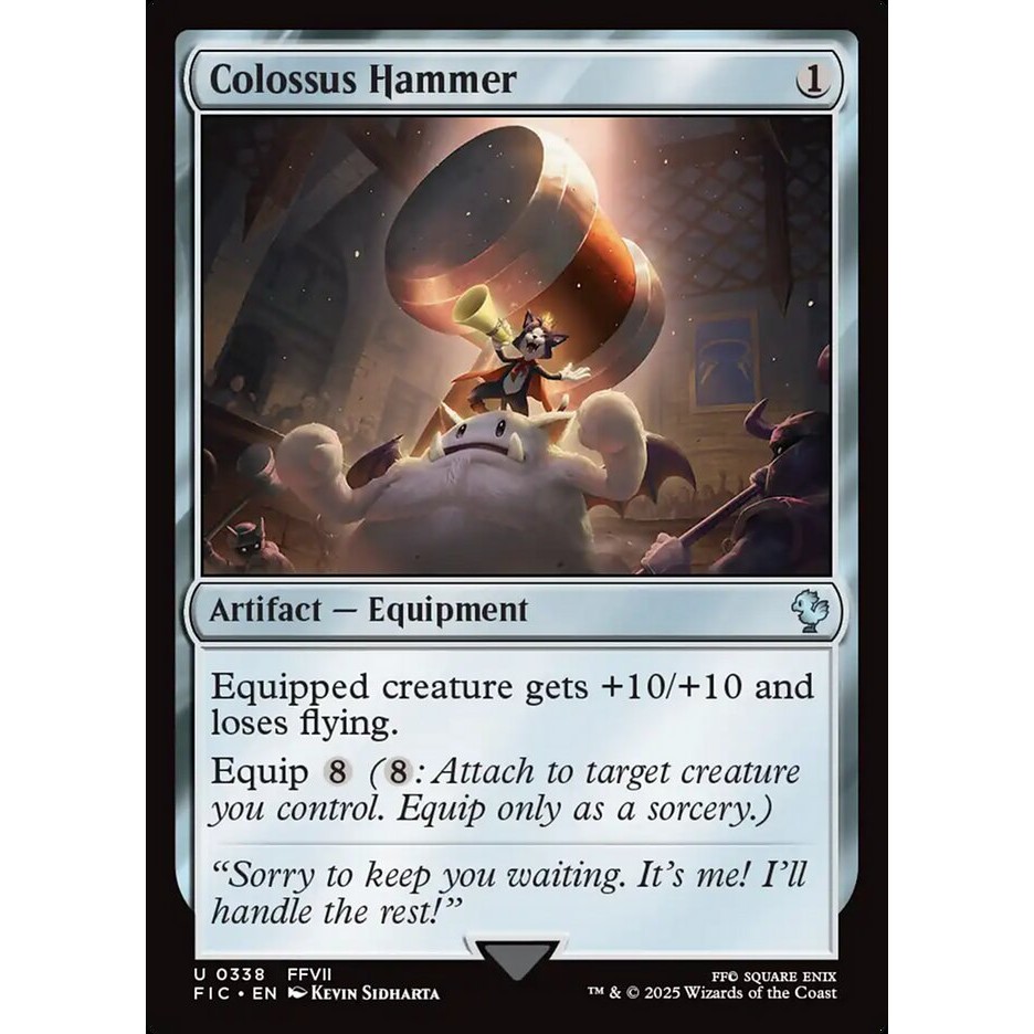 Colossus Hammer [Surge Foil] FIC Final Fantasy Commander การ์ด Magic ...