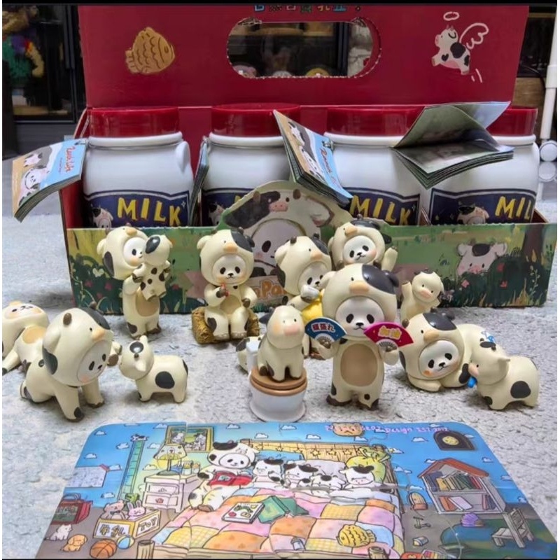 ⭐พร้อมส่ง⭐ Planet Bears - Pan Pan - Pan Pan and Dairy Cows - Milk (Art ...