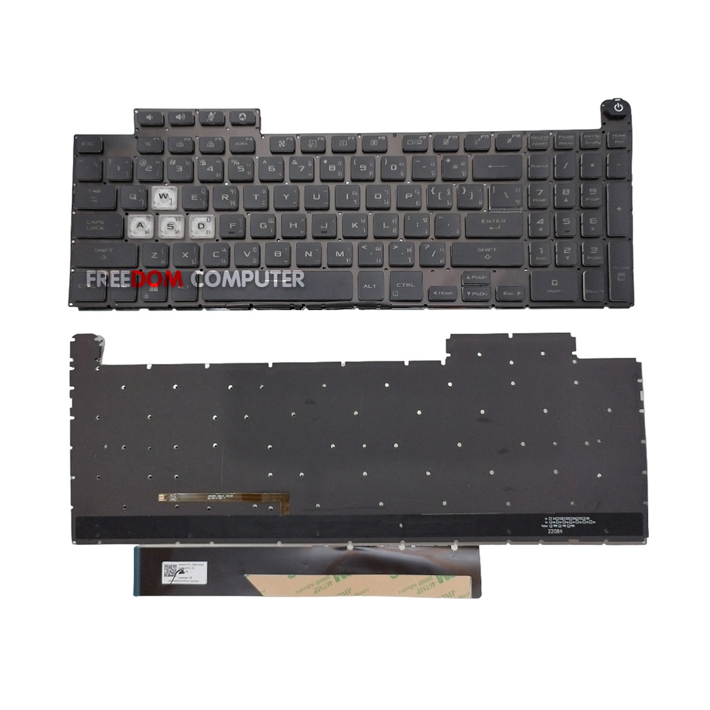 KEYBOARD คีย์บอร์ด ASUS TUF Gaming F15 FX507 FX507Z A15 FA507 FA507R ...