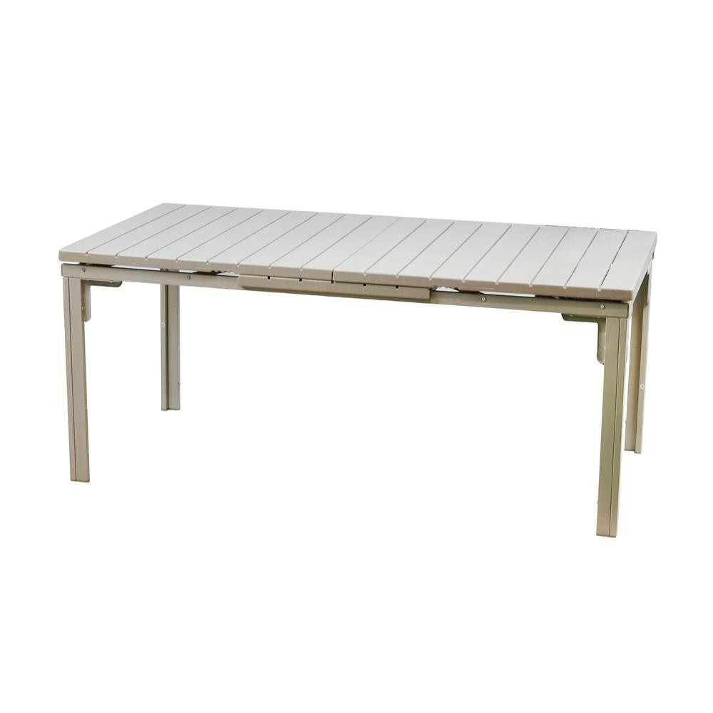 HomePro โต๊ะสนาม HDPE HARIS 180 ซม. สีเบจ แบรนด์ SPRING | Shopee Thailand