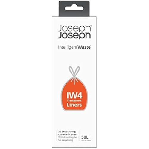Joseph Joseph Joseph Trash Bags 50L IW4 Crash Bin 20pcs for 30033 ...