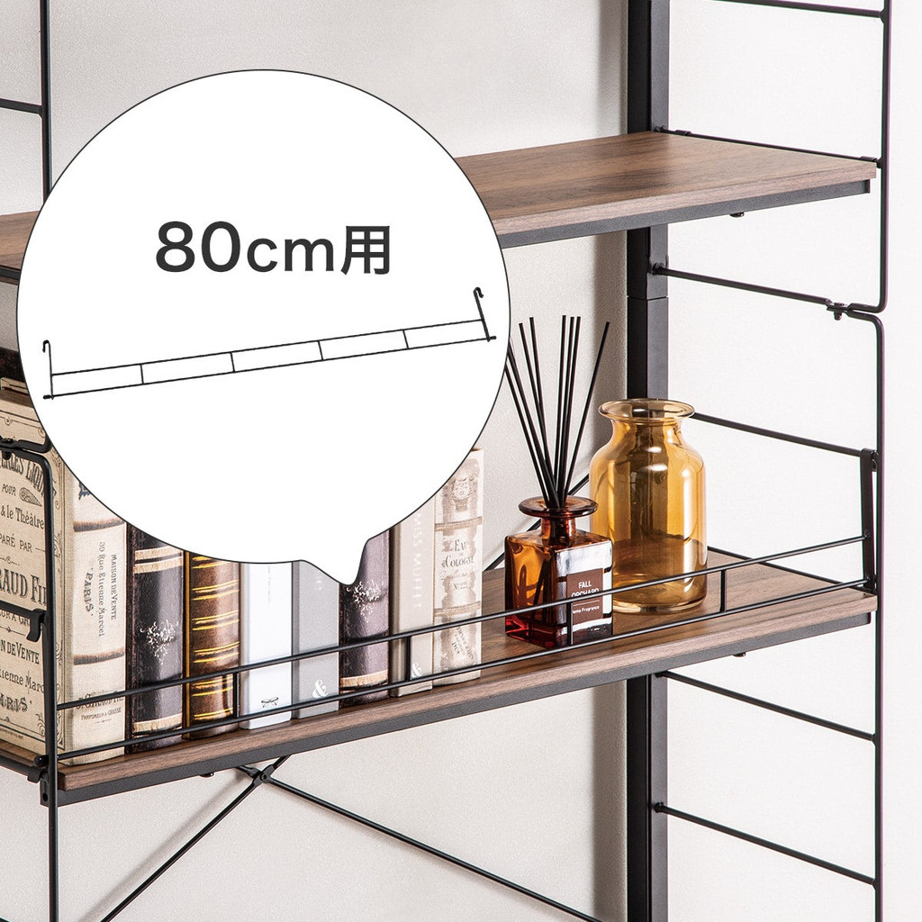 NITORI รั้วชั้นวางสำหรับ N POLDER 80CM BK NP1 | Shopee Thailand