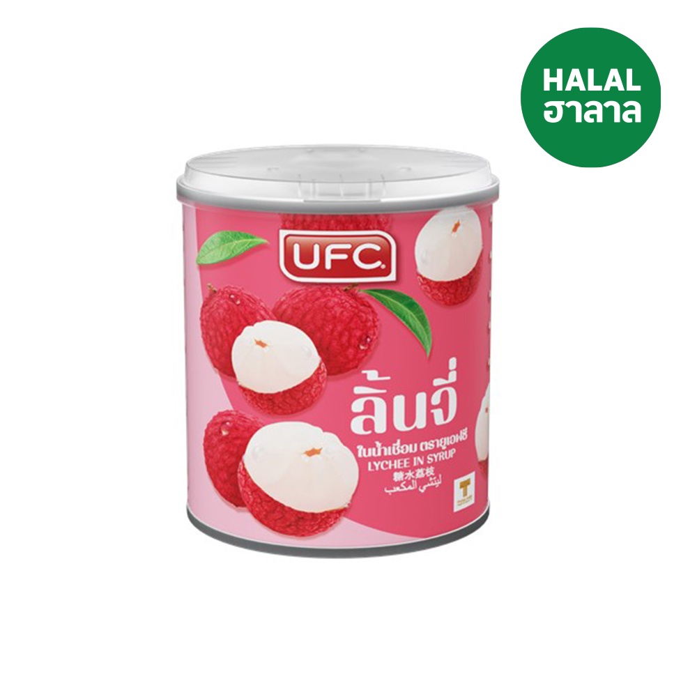 📢 UFCลิ้นจี่ในน้ำเชื่อม 8.25 OZ. 🌈 UFC LYCHEE IN SYRUP 8.25 OZ. 💦 อาหาร ...