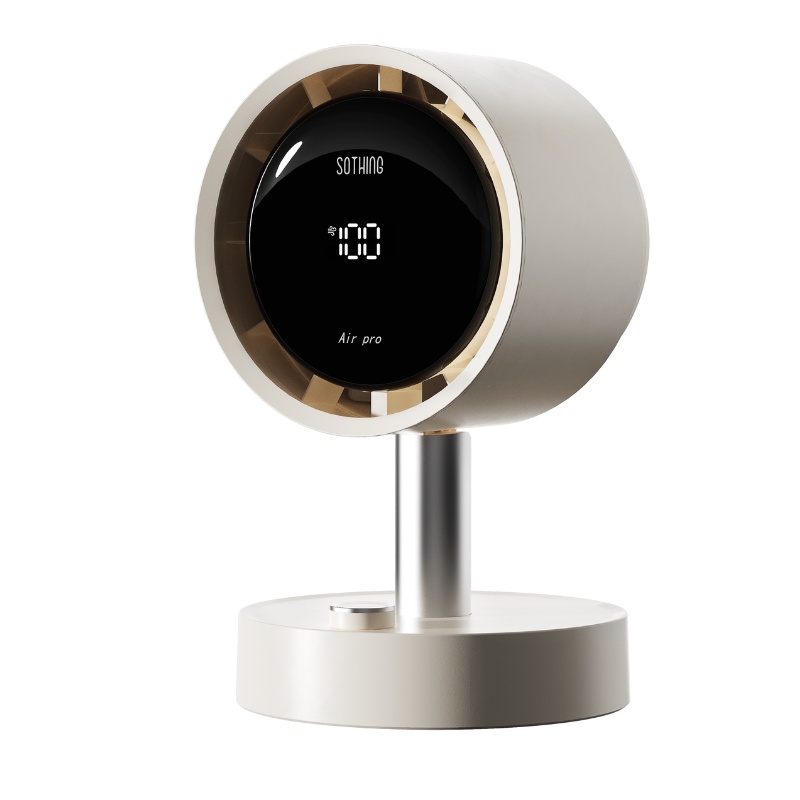 Sothing Table Fan Air Pro (with filter) พัดลมตั้งโต๊ะ รุ่น Pro มีฟิลเตอร์ แบตเตอรี่ 2000mAh ...