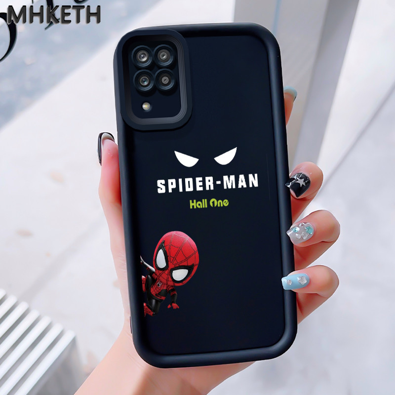 MHKEID เคสสำหรับ Samsung A12 4G A12 5G F12 M12 เคสโทรศัพท์การ์ตูนสไป ...