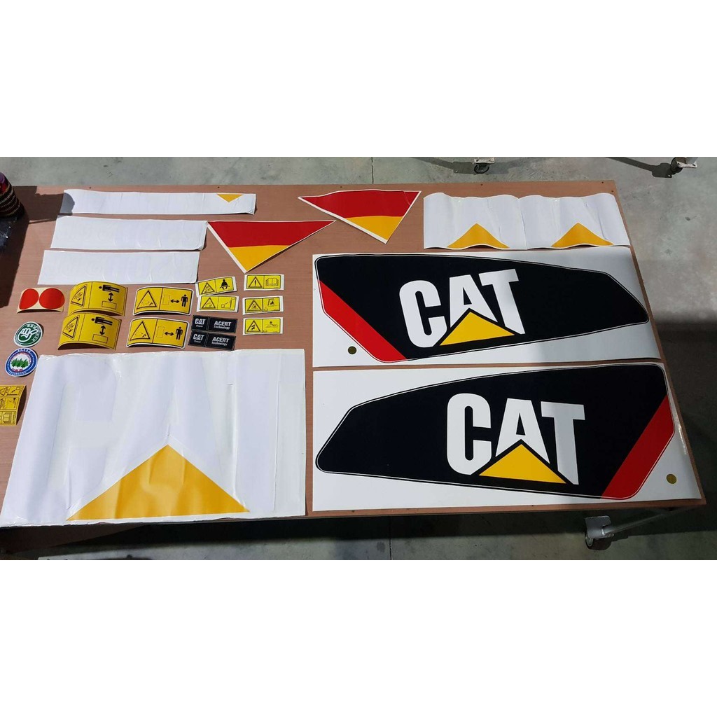 สติ๊กเกอร์ CAT 320D2GC ครบชุดติดรอบคัน งานแท้/เทียบ สเกลตรงรุ่น ติดได้ ...